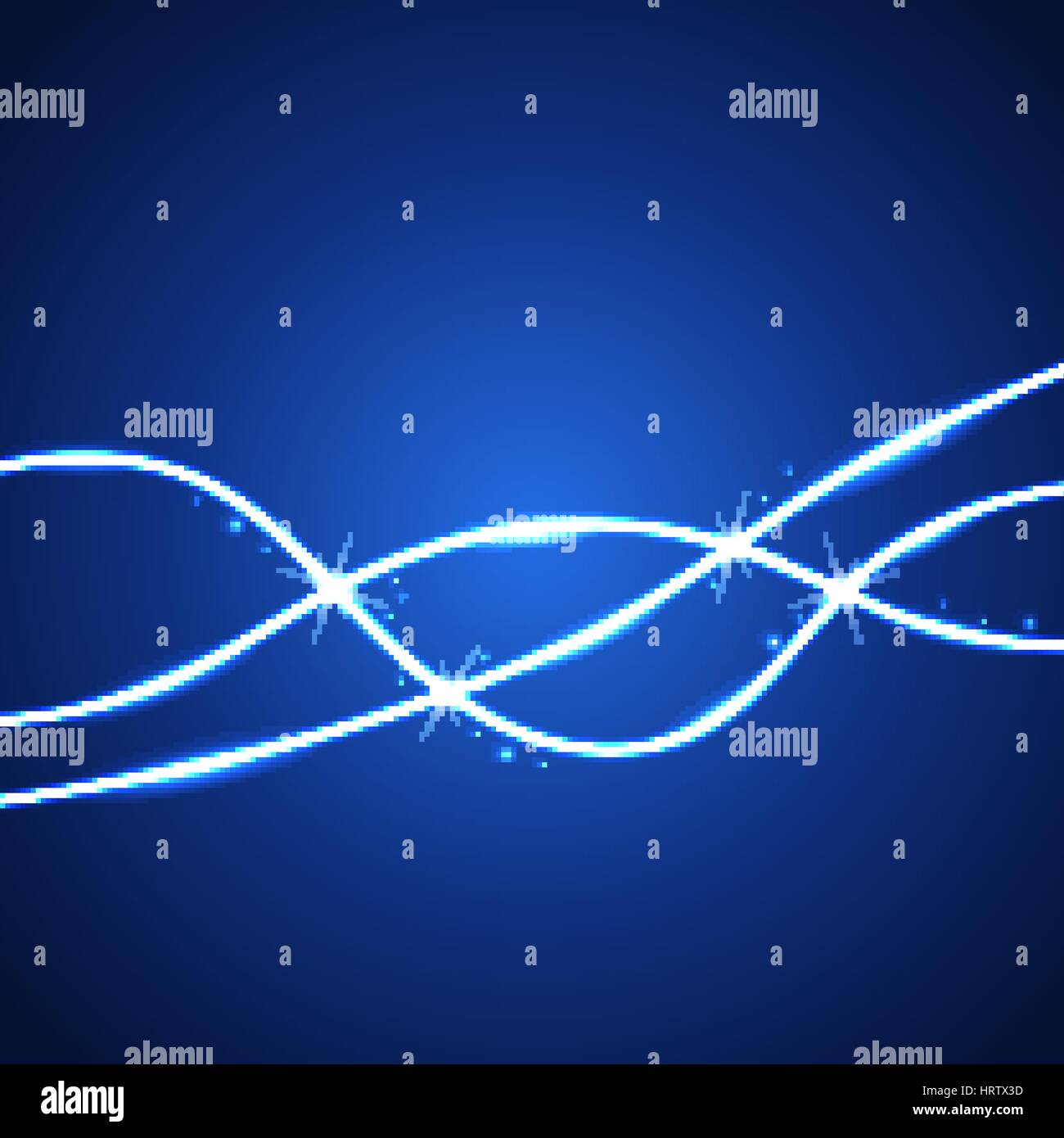 Electric light effect. Vector illustration Stock Vector Image & Art - Alamy