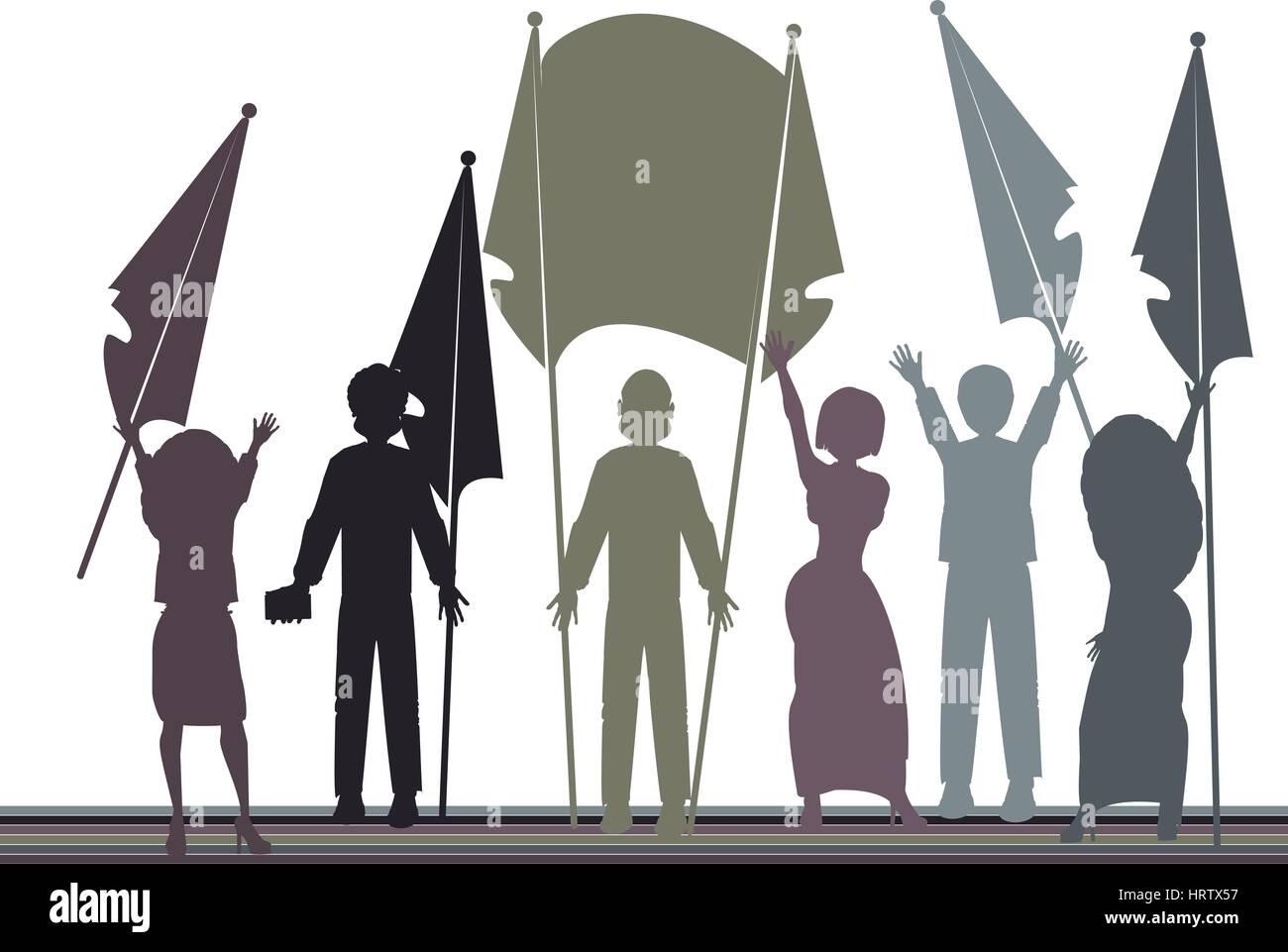 Republican parade Stock Vector Images - Alamy