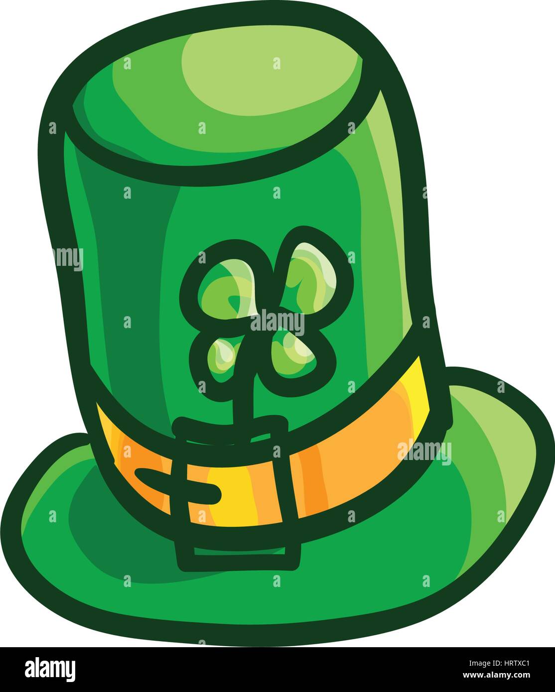 Saint patricks day leprechaun shamrock clipart Vector Image ...