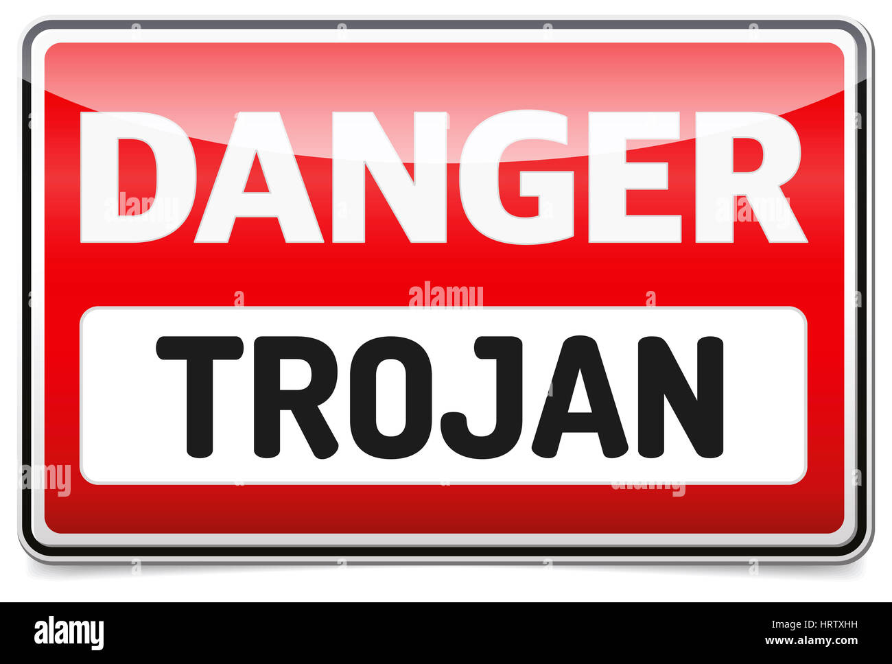 Bank security warning sign hi-res stock photography and images - Alamy