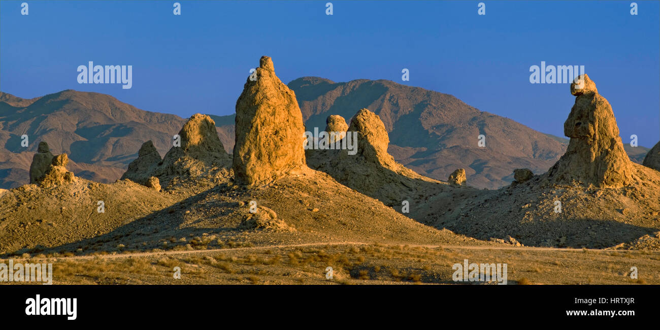 Trona Pinnacles National Natural Landmark, California, USA Stock Photo ...
