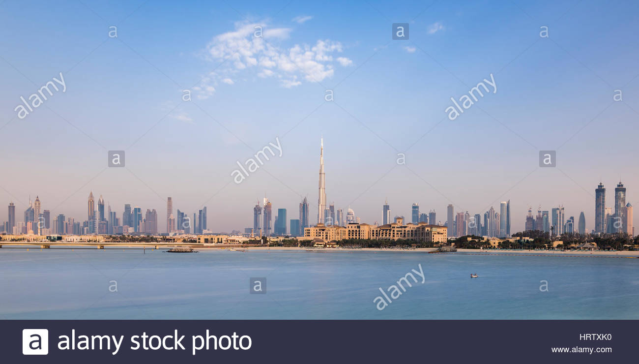 Dubai City Silhouette Vector Skyline High Resolution Stock Photography ...
