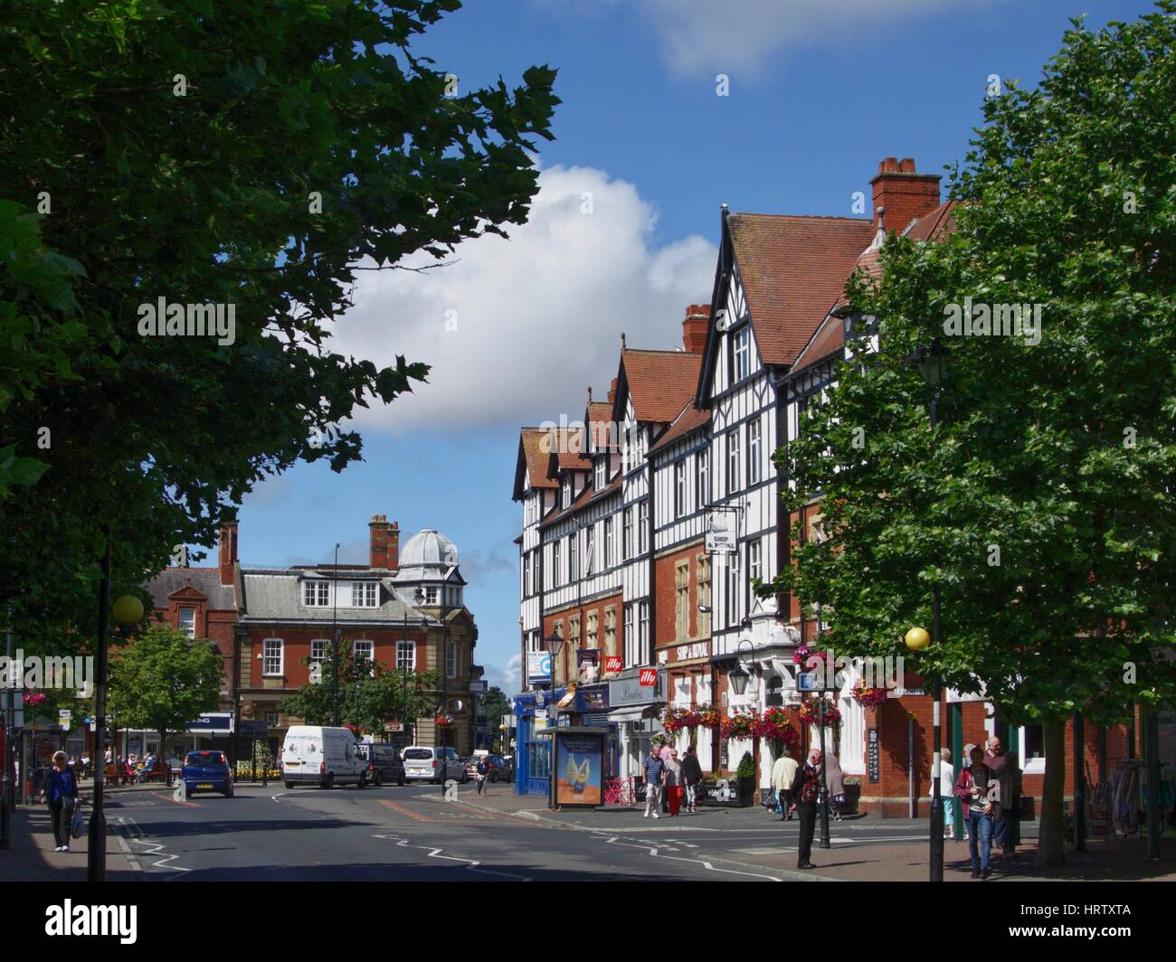 Clifton Street in Lytham town center Stock Photo - Alamy