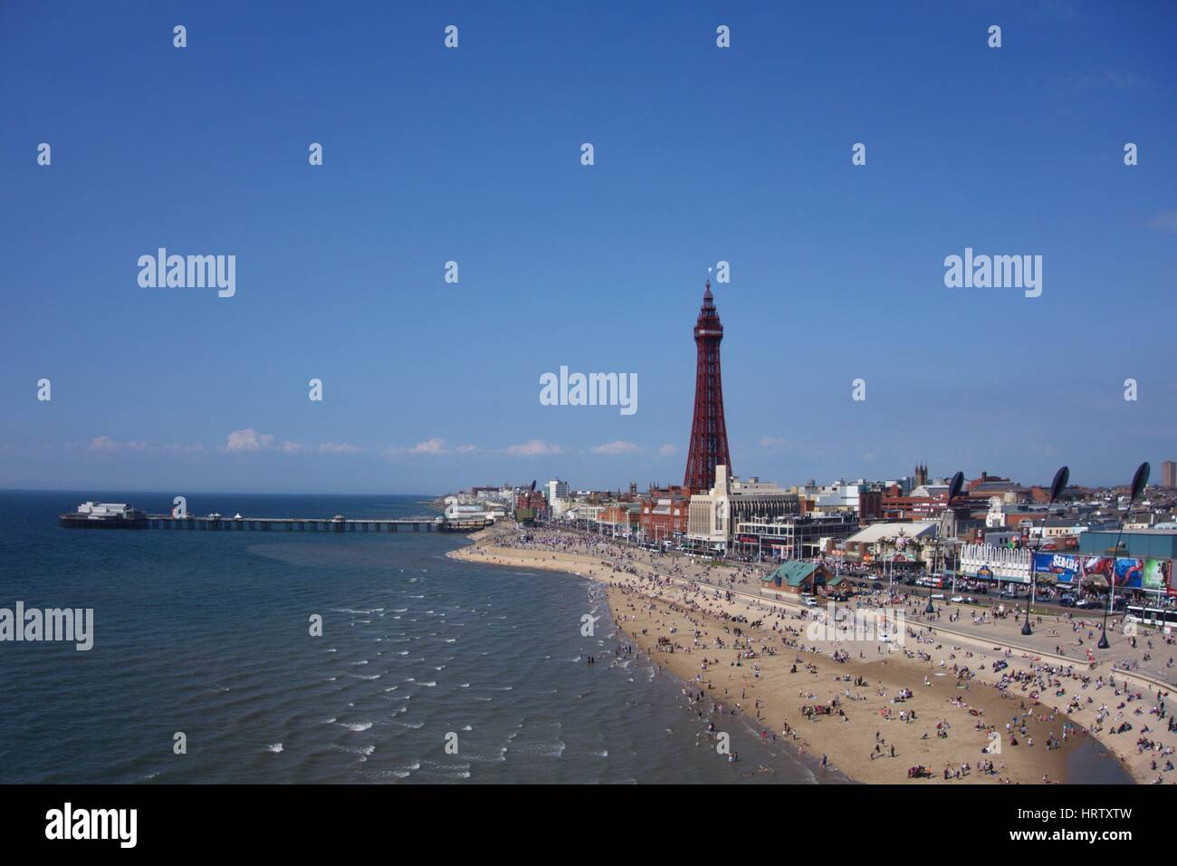 Blackpool tower aerial hi-res stock photography and images - Alamy