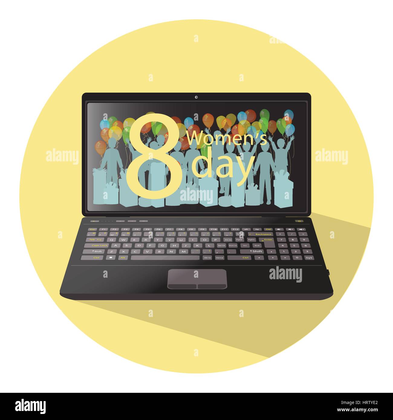 Screen printing on display Stock Vector Images - Alamy