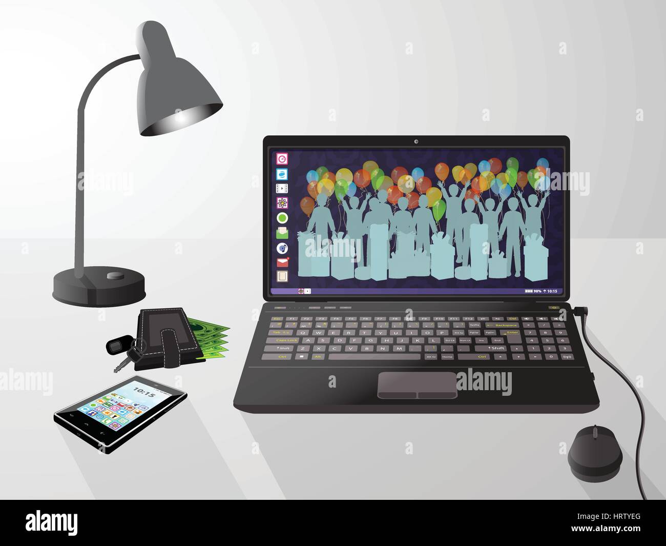 Compute code screen Stock Vector Images - Alamy