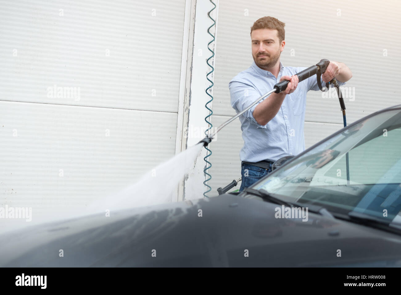 Hand car wash station hi-res stock photography and images - Alamy