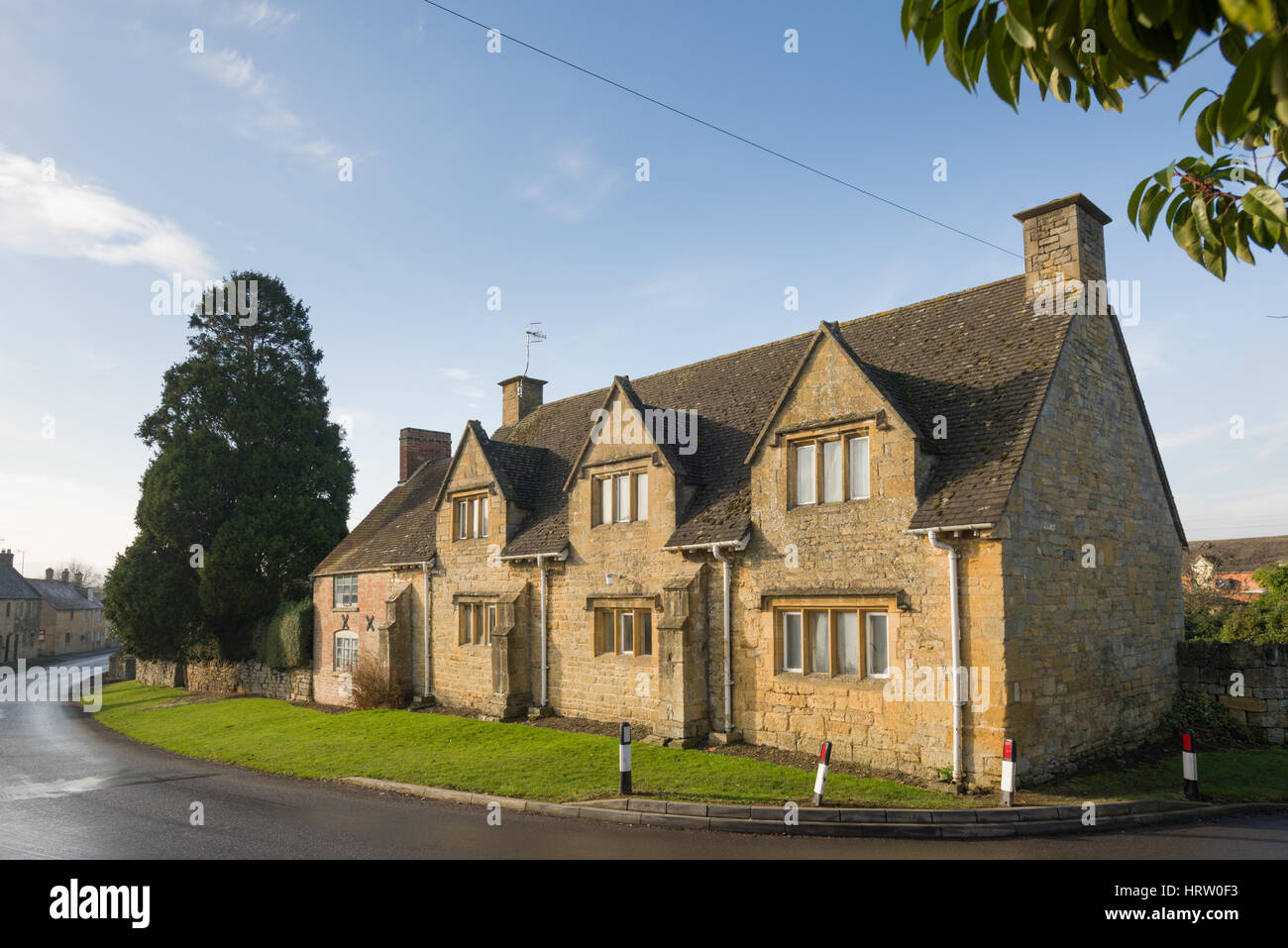 Traditional property in the village of Willersey, Gloucestershire ...