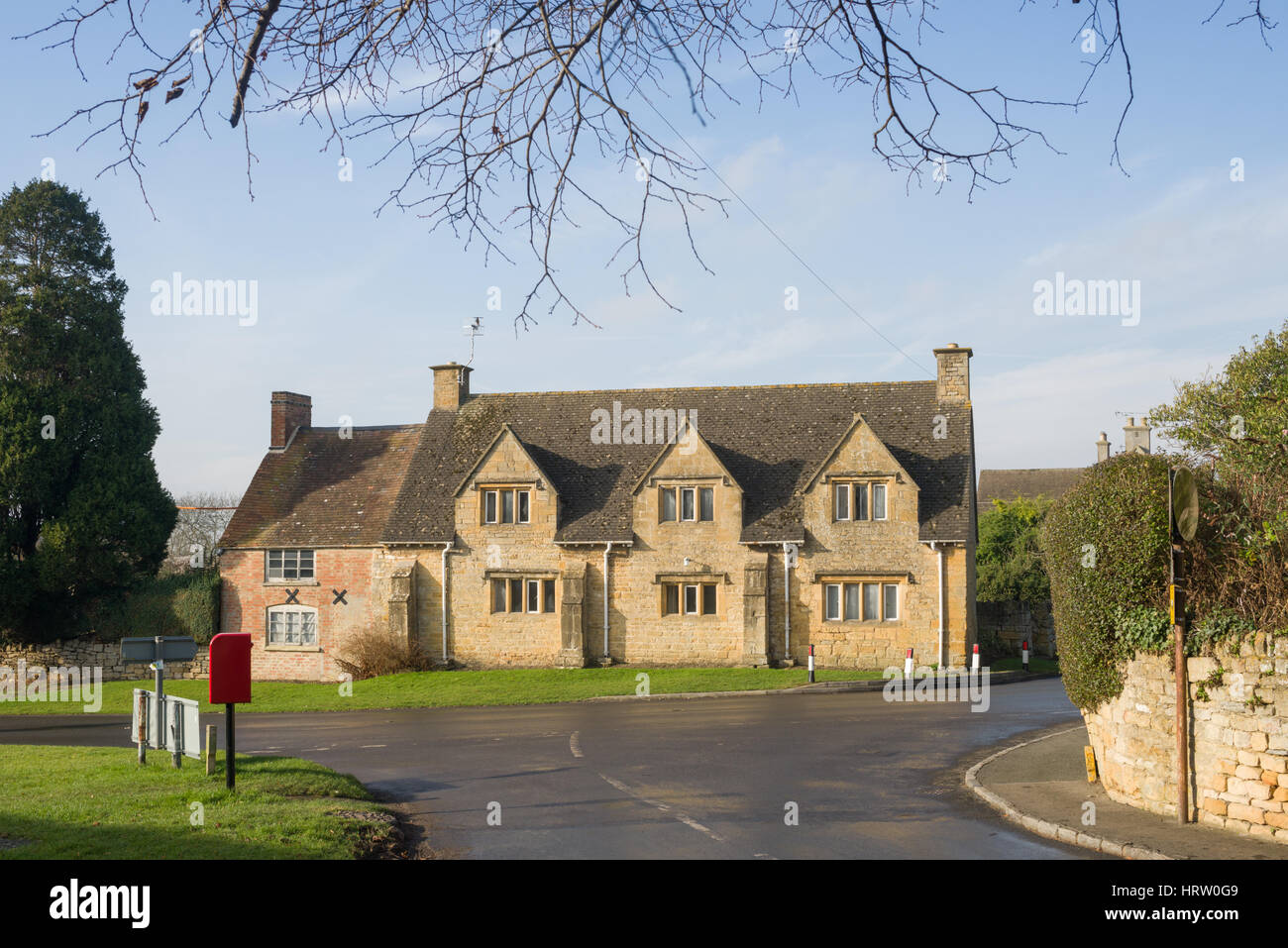 Traditional property in the village of Willersey, Gloucestershire ...