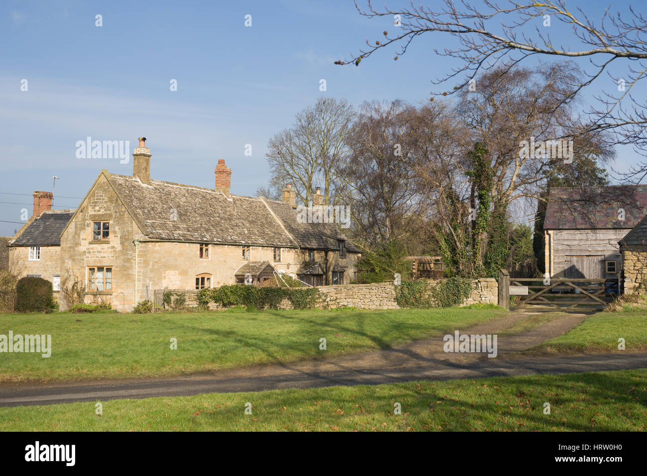 Traditional property in the village of Willersey, Gloucestershire ...