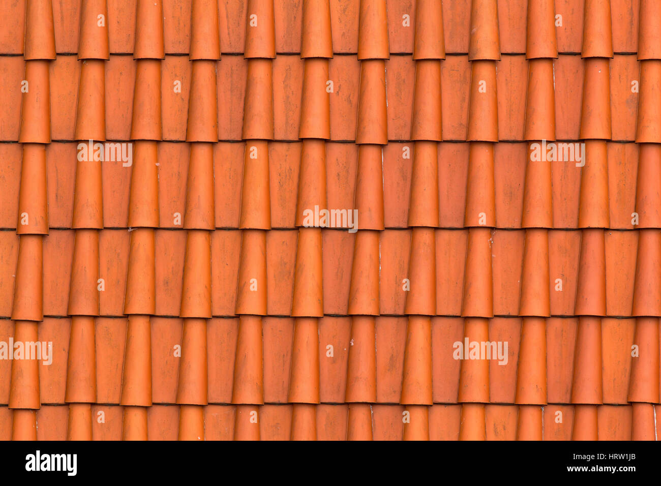 Orange ceramic roof background. Closeup texture detail Stock Photo - Alamy