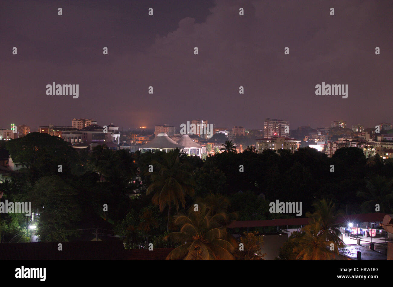 Night landscape of Mangalore City, Karnataka, India Stock Photo - Alamy