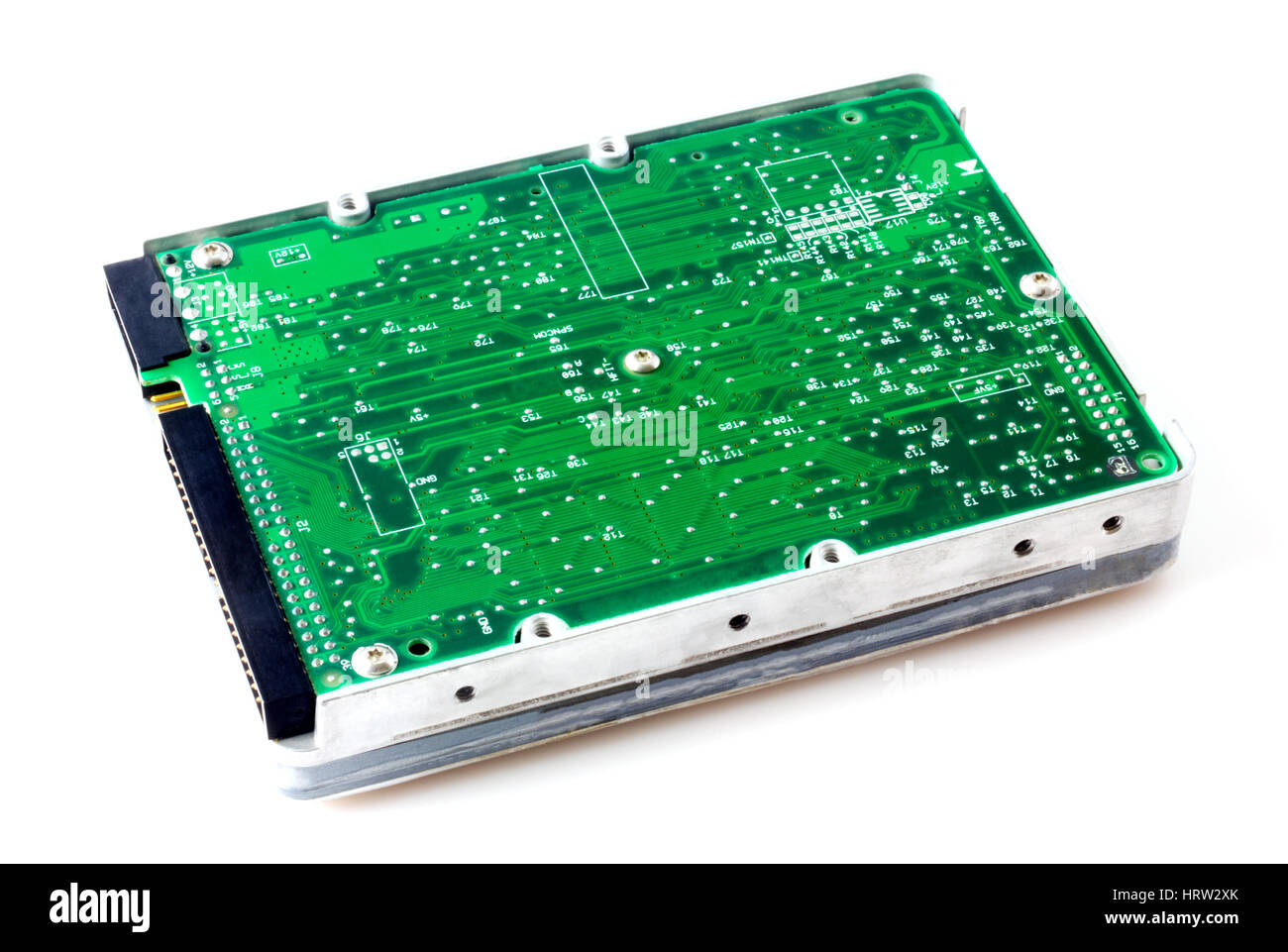 Hard disk drive isolated on white Stock Photo - Alamy