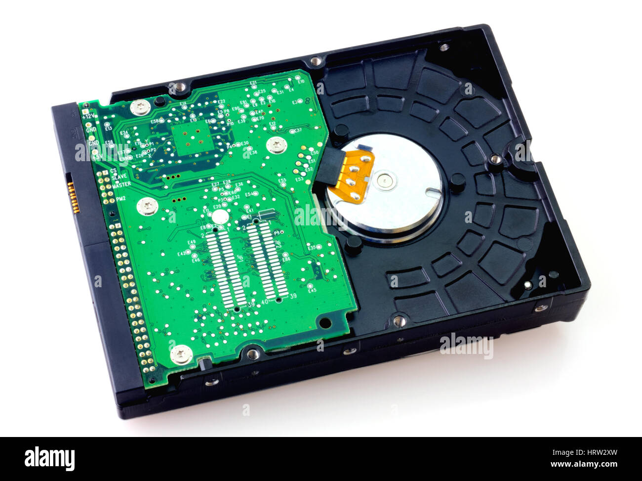 Hard disk drive isolated on white Stock Photo - Alamy