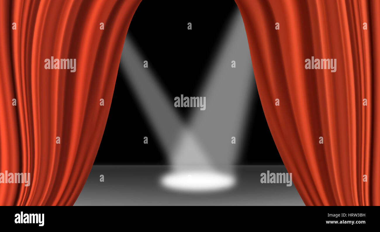 Empty dark stage hi-res stock photography and images - Alamy