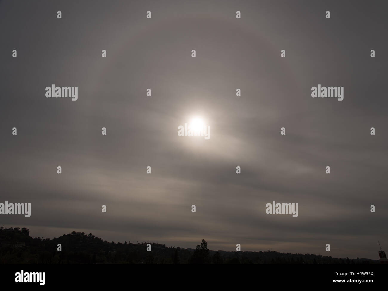 Circle in the sky Stock Photo - Alamy