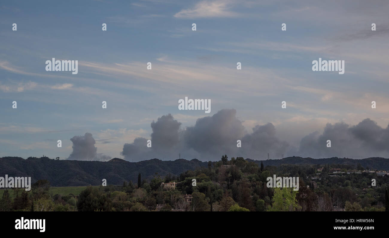 Sunset in Los Angeles Stock Photo - Alamy