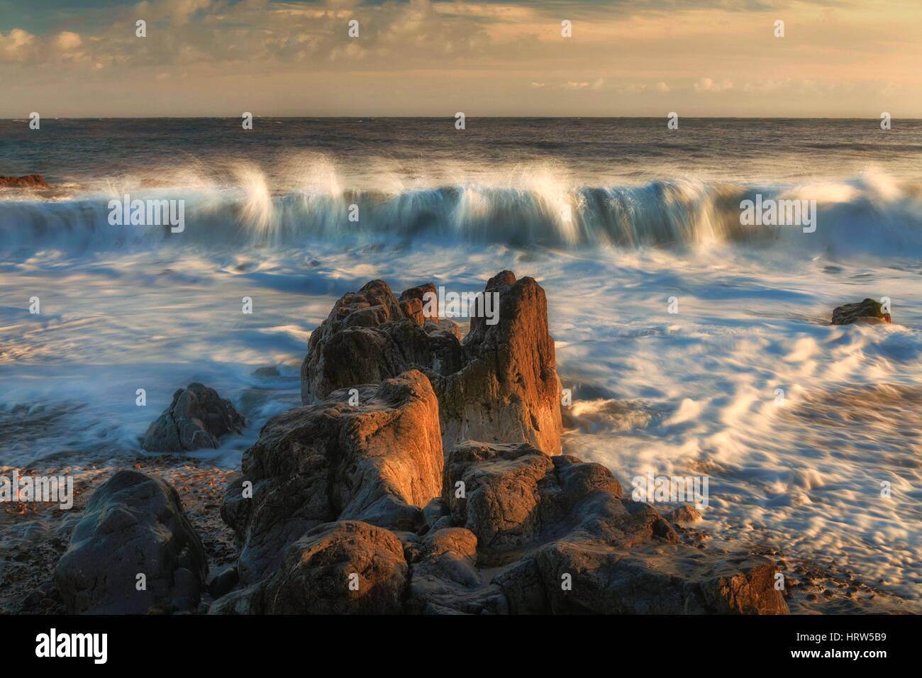 Bracelet Bay wave Stock Photo - Alamy