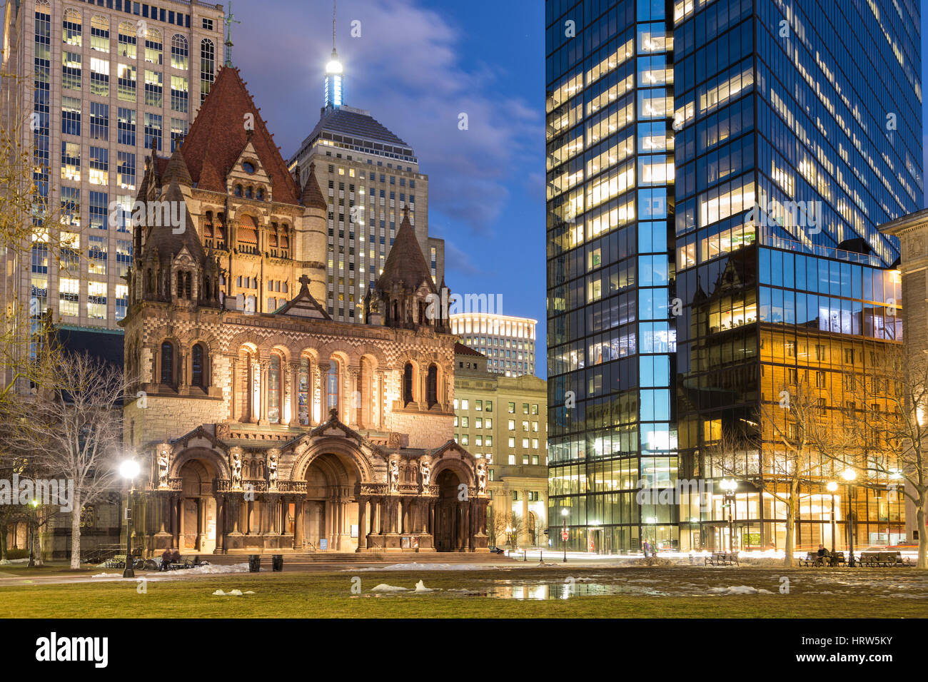 Trinity church boston hi-res stock photography and images - Alamy