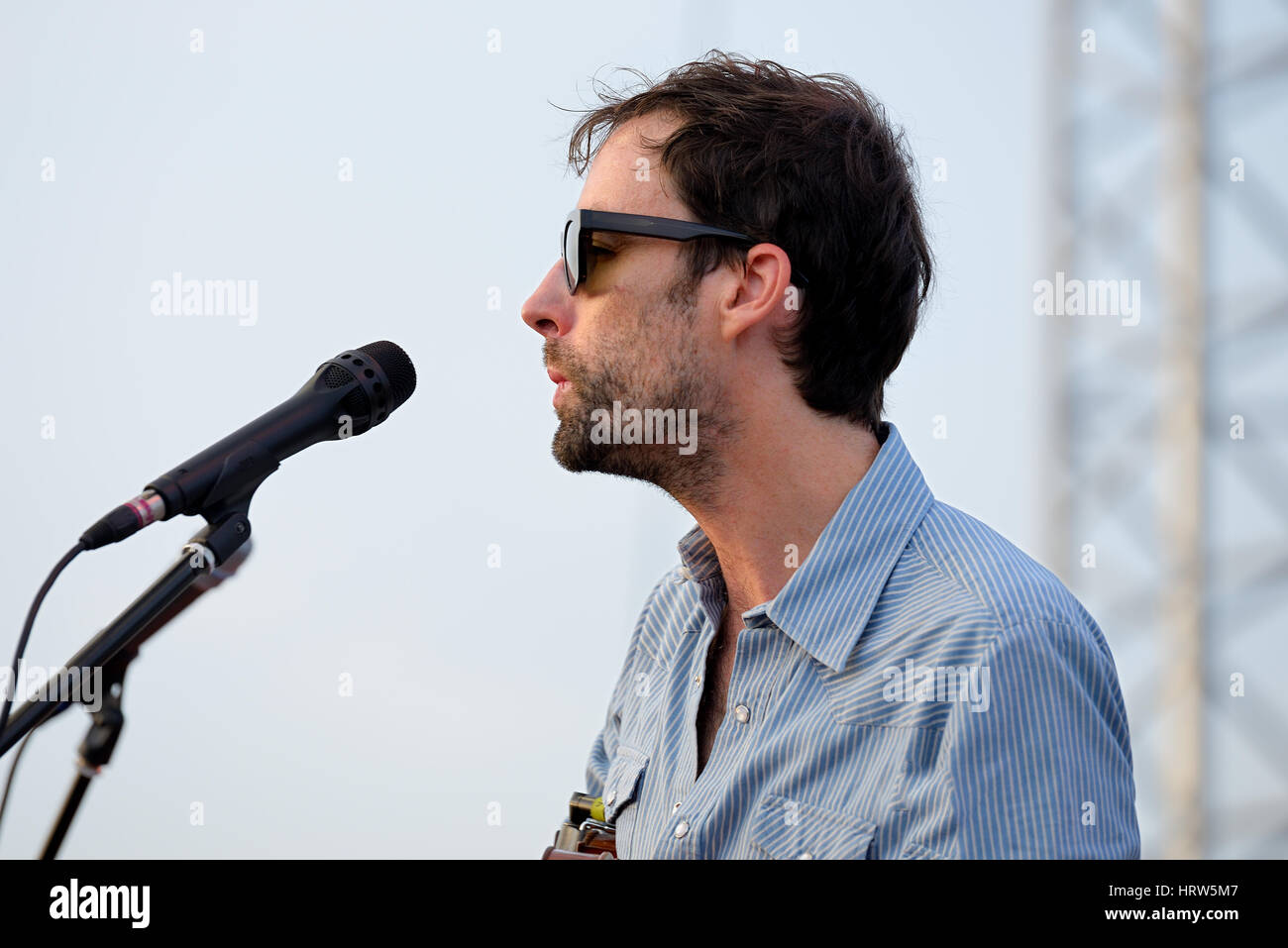 BARCELONA - JUL 4: Andrew Bird (musician, songwriter, and multi ...