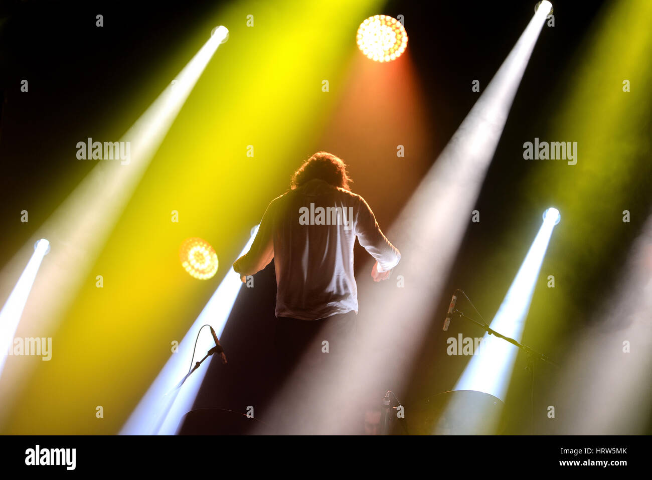 BARCELONA - JUL 4: Father John Misty (band) in concert at Vida Festival ...