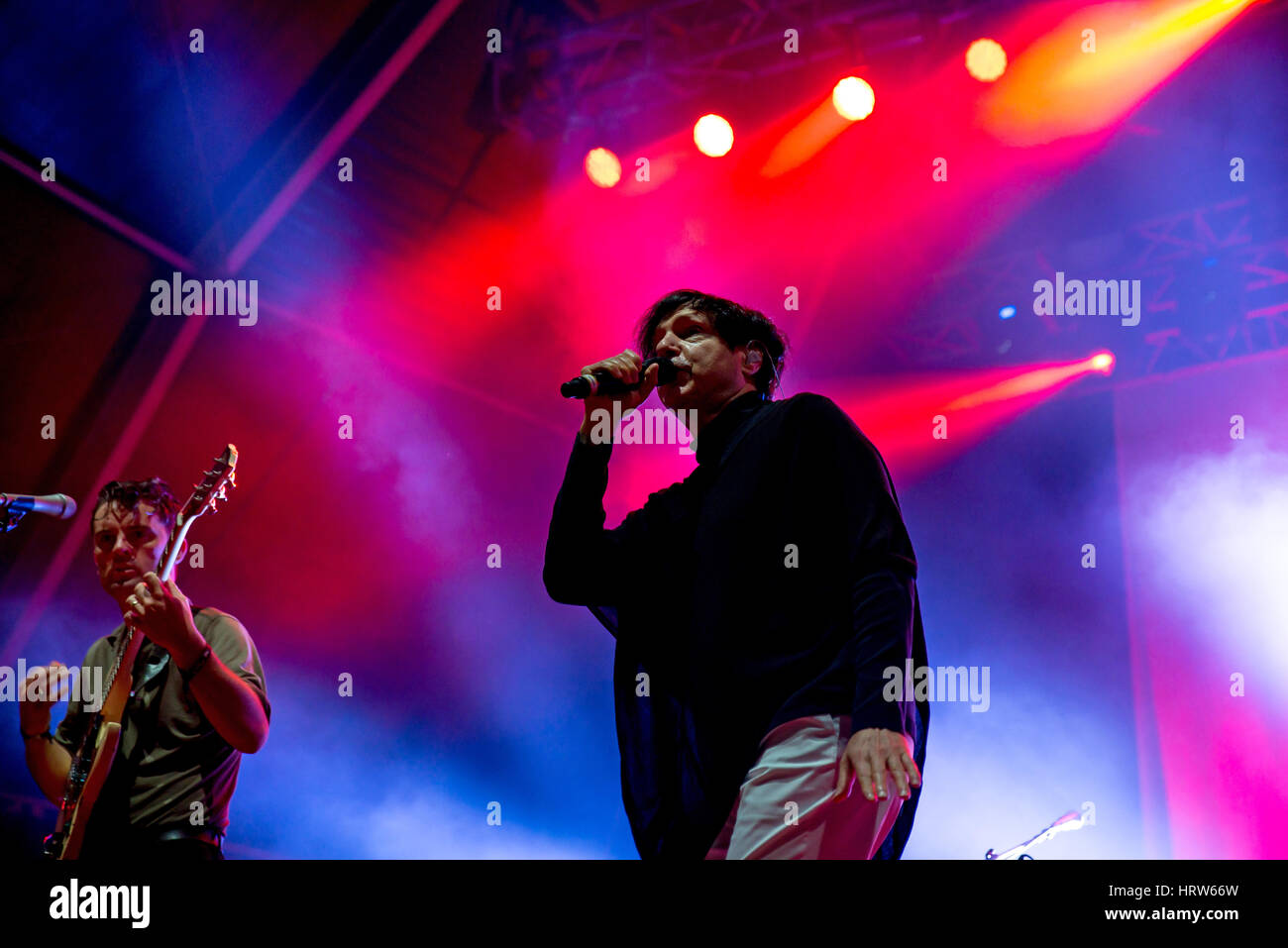 BENICASSIM, SPAIN - JUL 19: Franz Ferdinand and Sparks, band also known ...