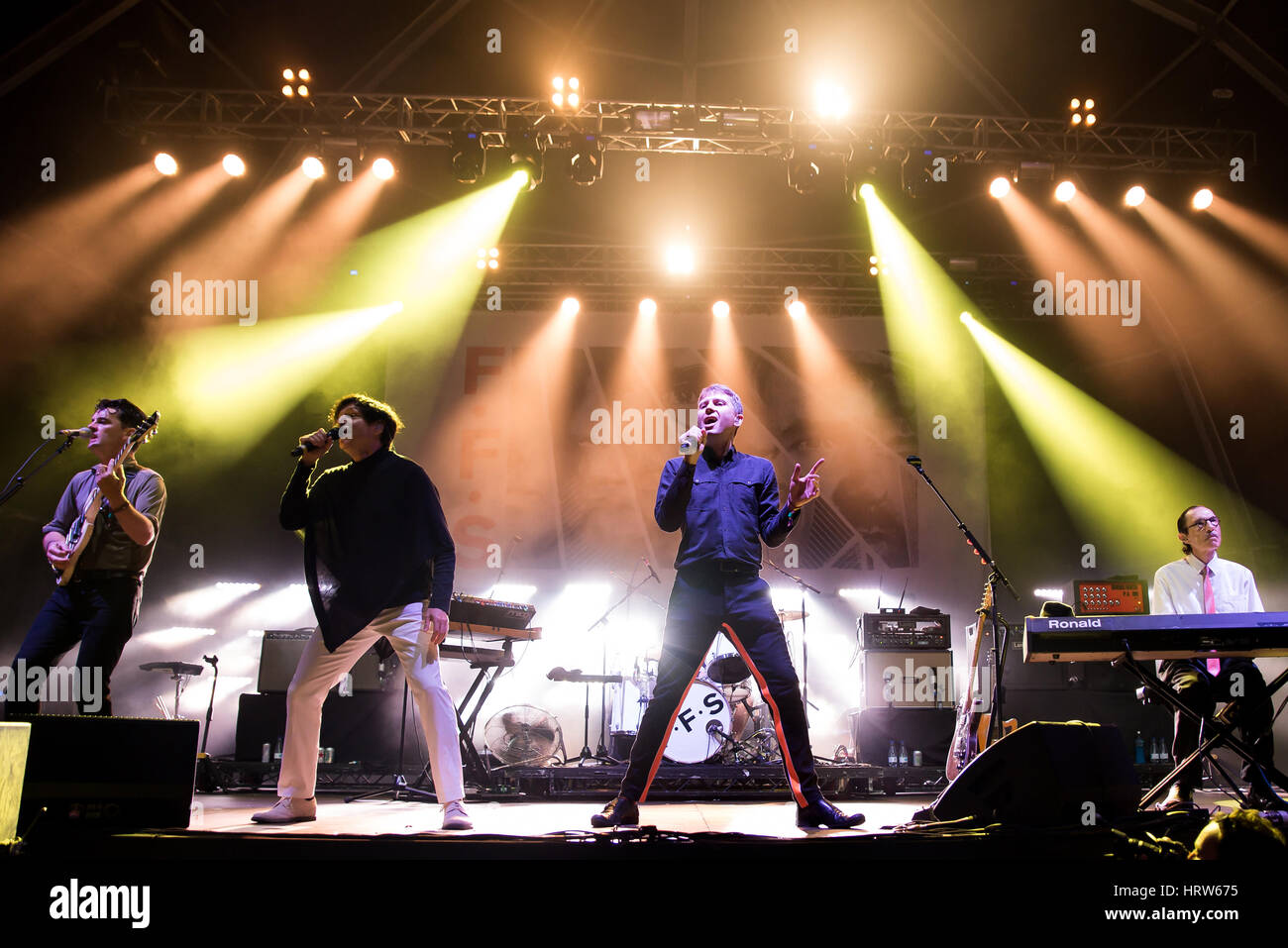 BENICASSIM, SPAIN - JUL 19: Franz Ferdinand and Sparks, band also known ...