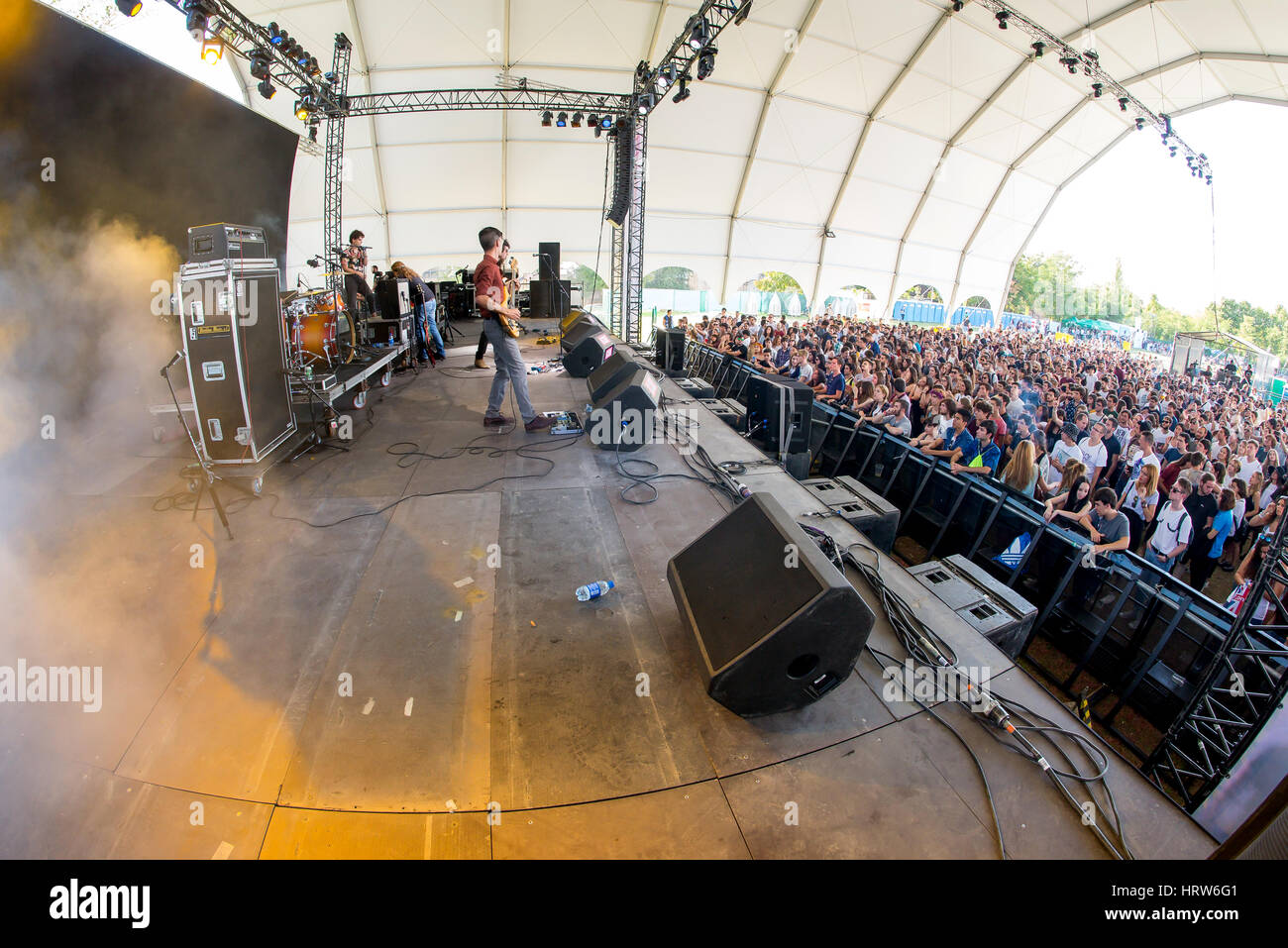 MADRID - SEP 12: Polock (band) in concert at Dcode Festival on ...