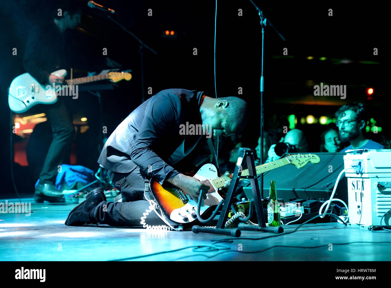 BARCELONA - OCT 25: Algiers (band) in concert at Primavera Club 2015 ...