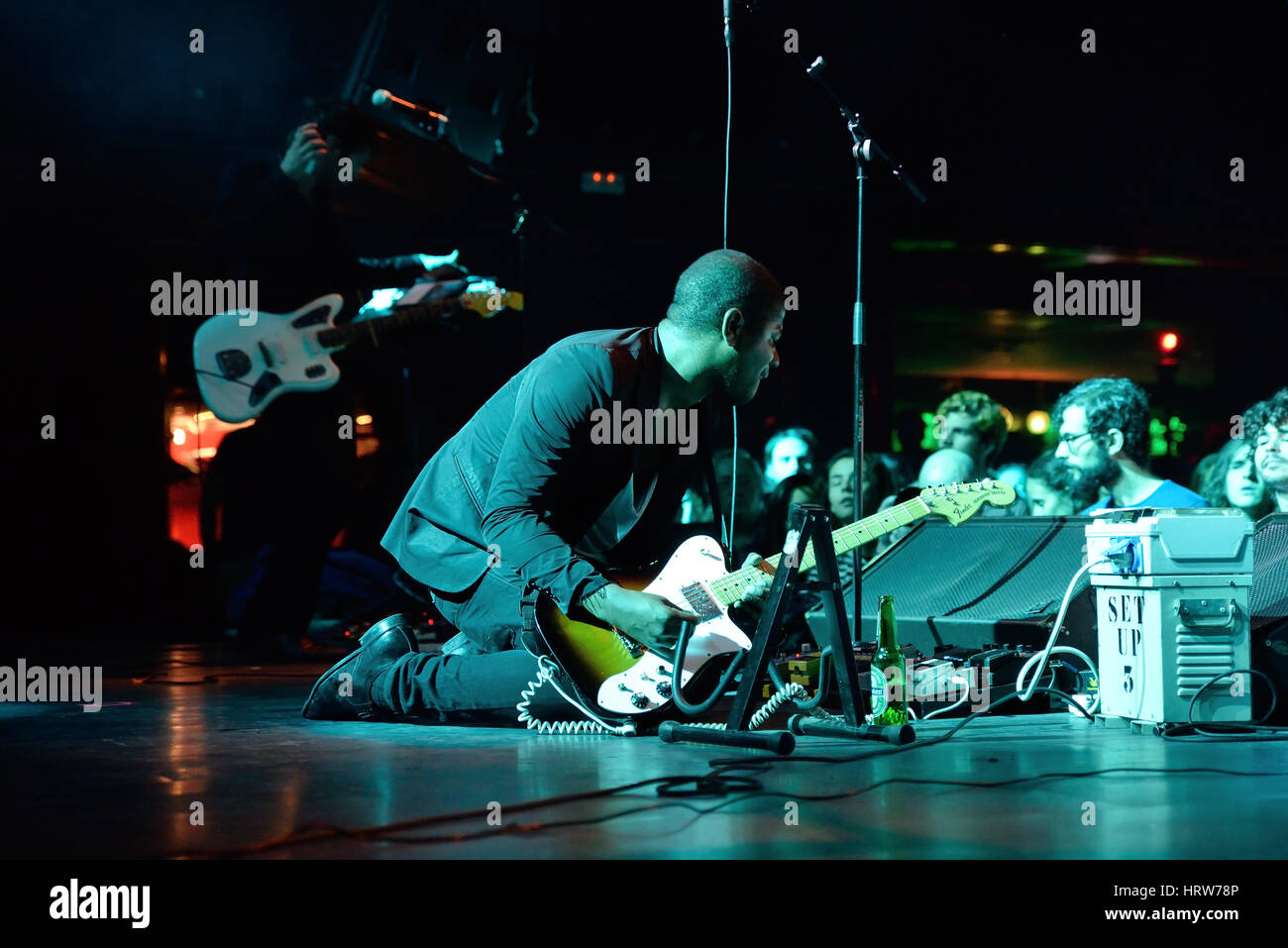BARCELONA - OCT 25: Algiers (band) in concert at Primavera Club 2015 ...