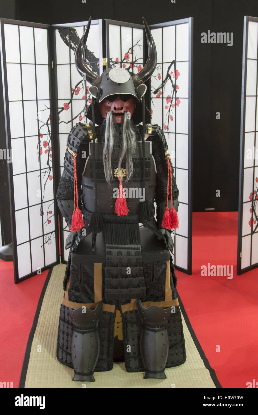 Armor of a Japanese Samurai Stock Photo - Alamy