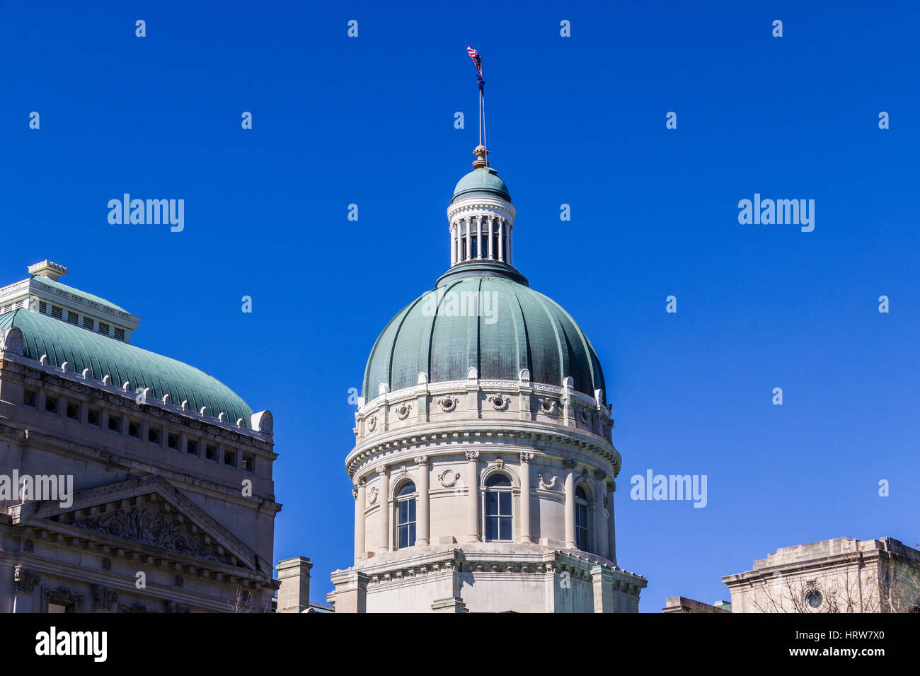 Indianapolis - Circa March 2017: Indiana State House and Capitol Dome ...