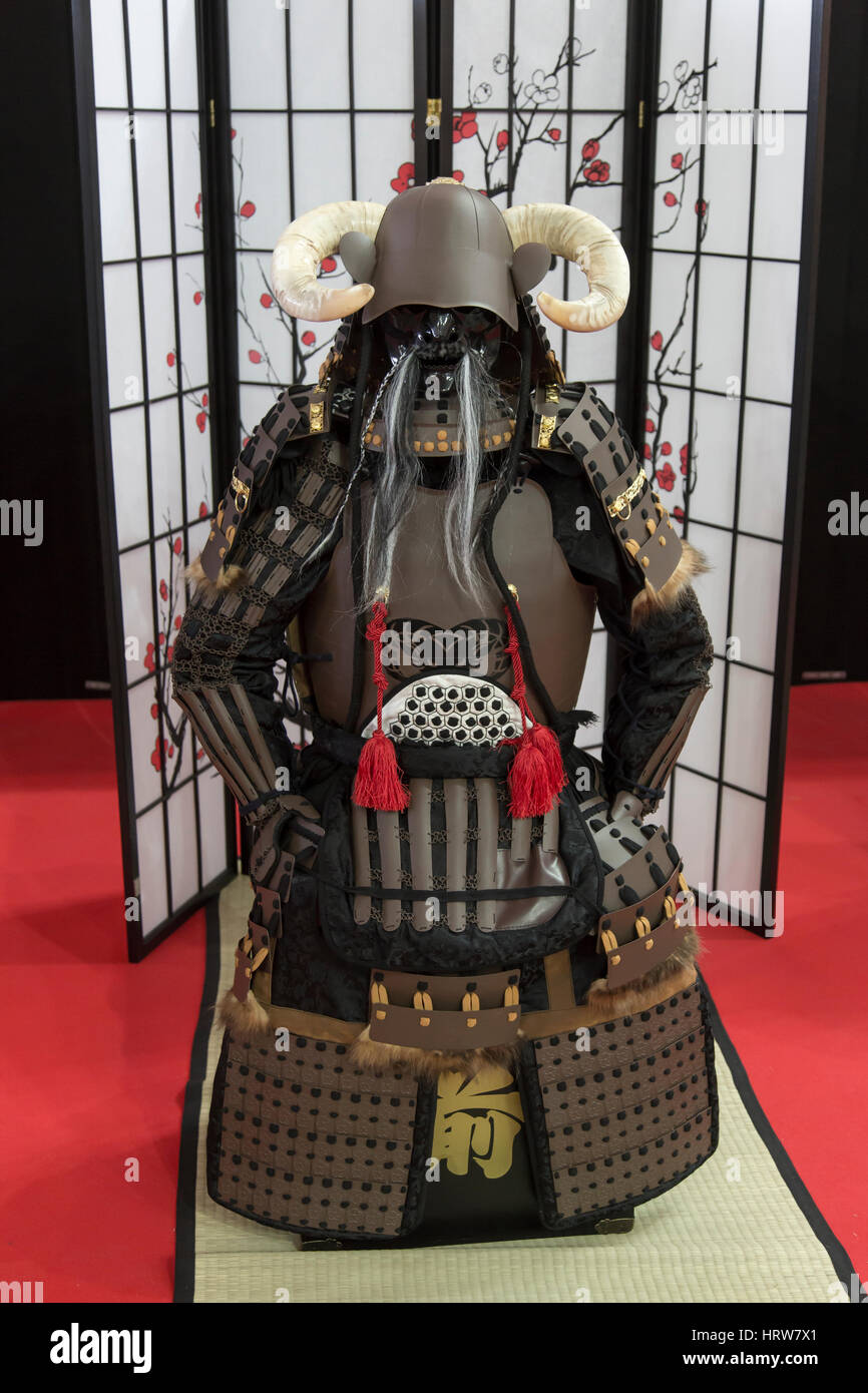 Armor of a japanese Samurai Stock Photo - Alamy