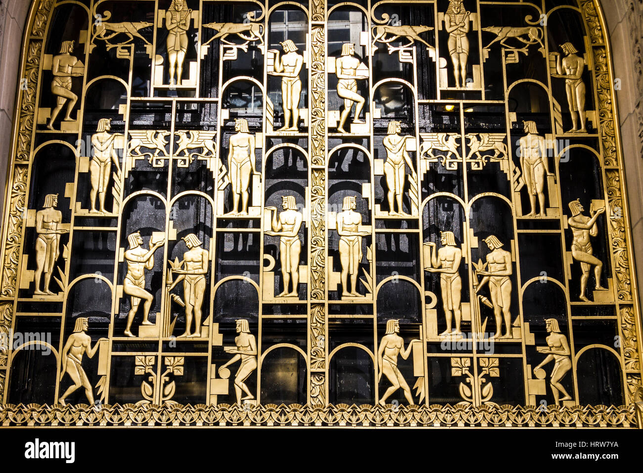 Circle Tower Facade - Indianapolis III Stock Photo - Alamy