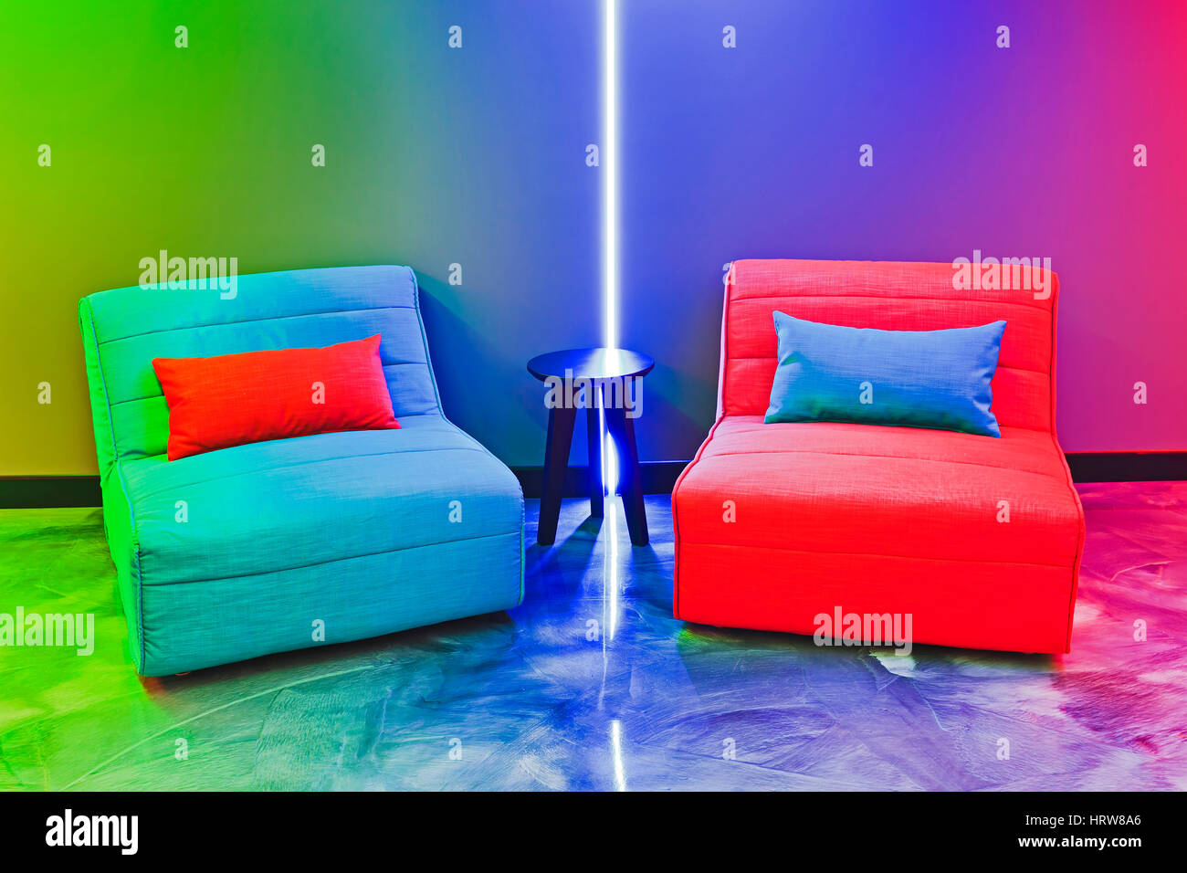 Neon multi colour hi-res stock photography and images - Alamy