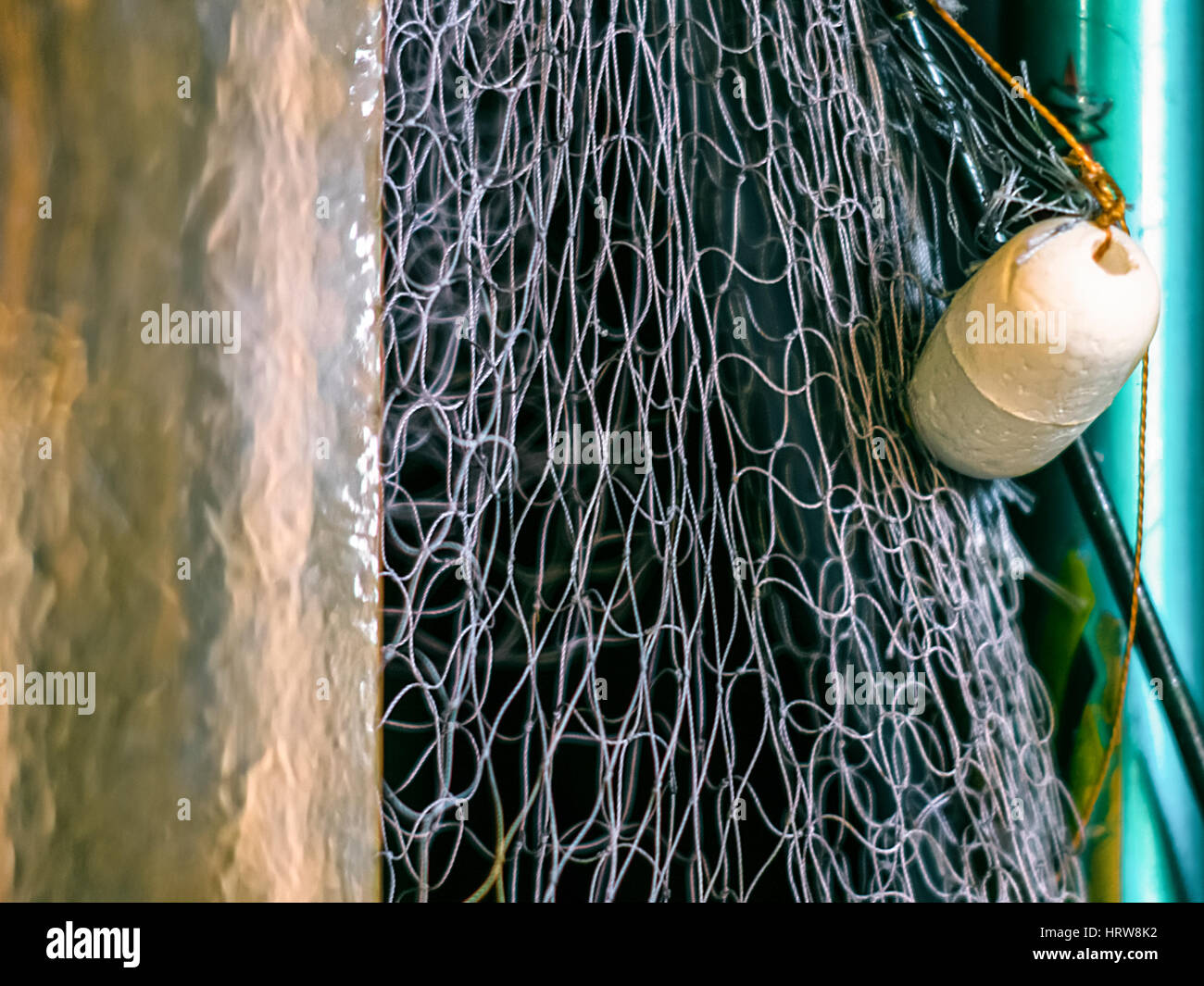 Fishing net on concrete hi-res stock photography and images - Alamy
