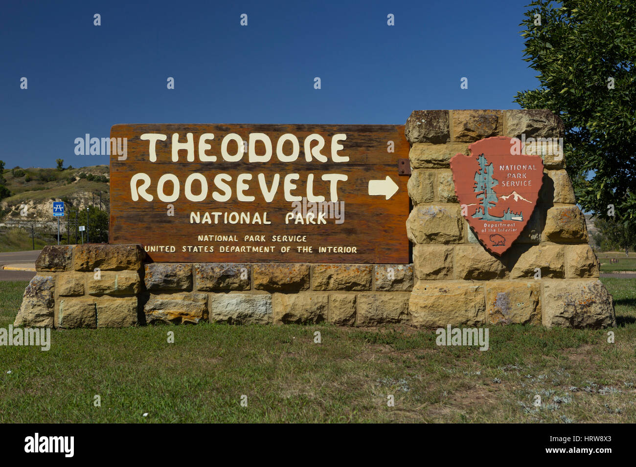 Theodore Roosevelt National Park Sign