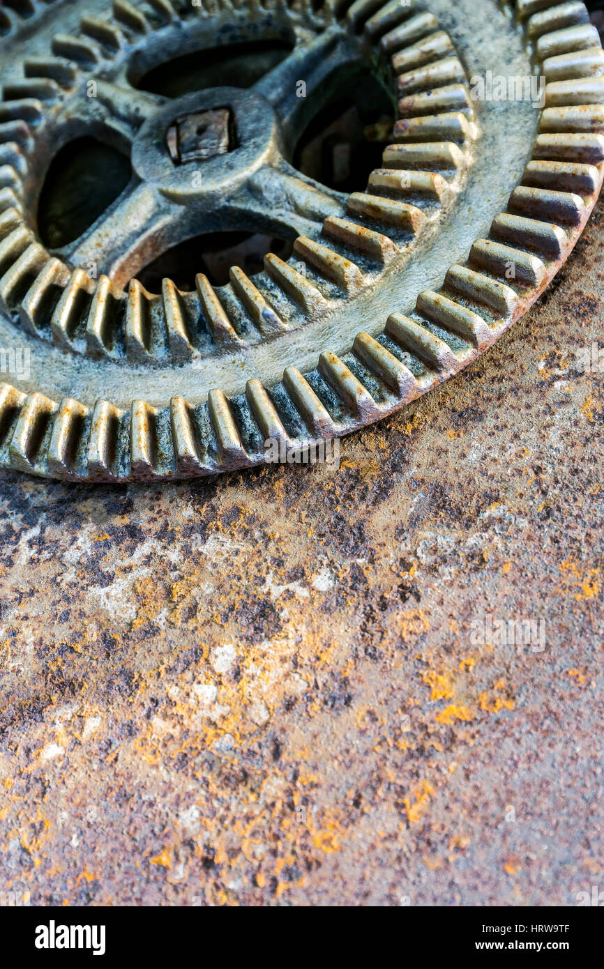 Rusty cog wheel hi-res stock photography and images - Alamy