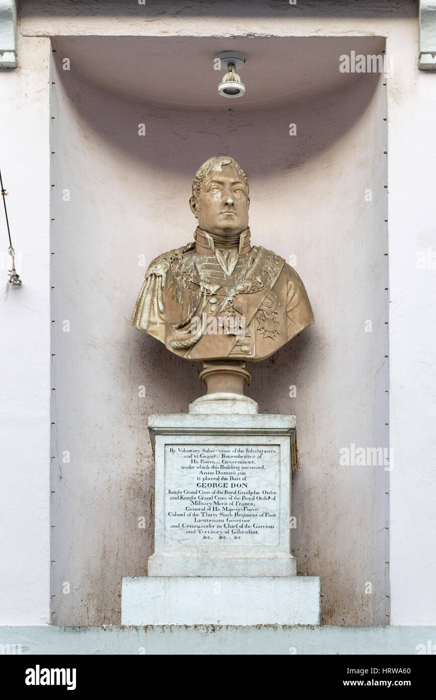 George Don bust Stock Photo - Alamy
