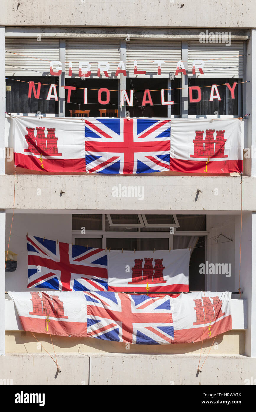 Gibraltar national day Stock Photo - Alamy