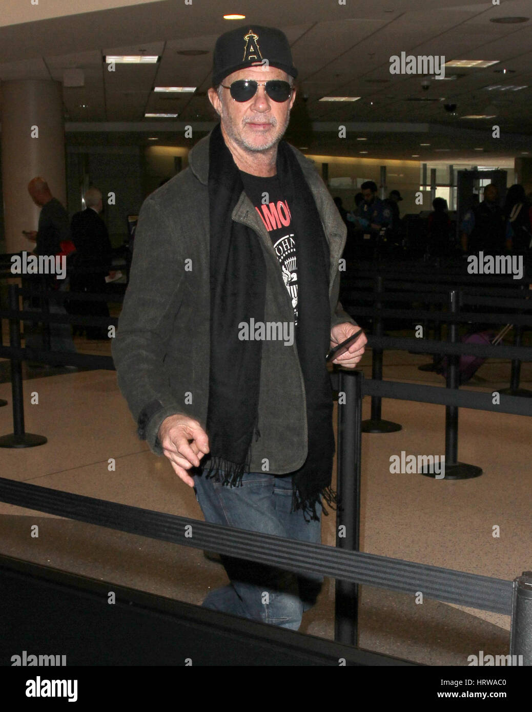 Chad Smith arrives at Los Angeles International (LAX) Airport Featuring ...