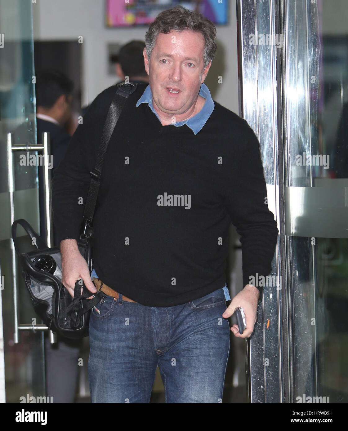 Piers Morgan outside ITV Studios Featuring: Piers Morgan Where: London ...