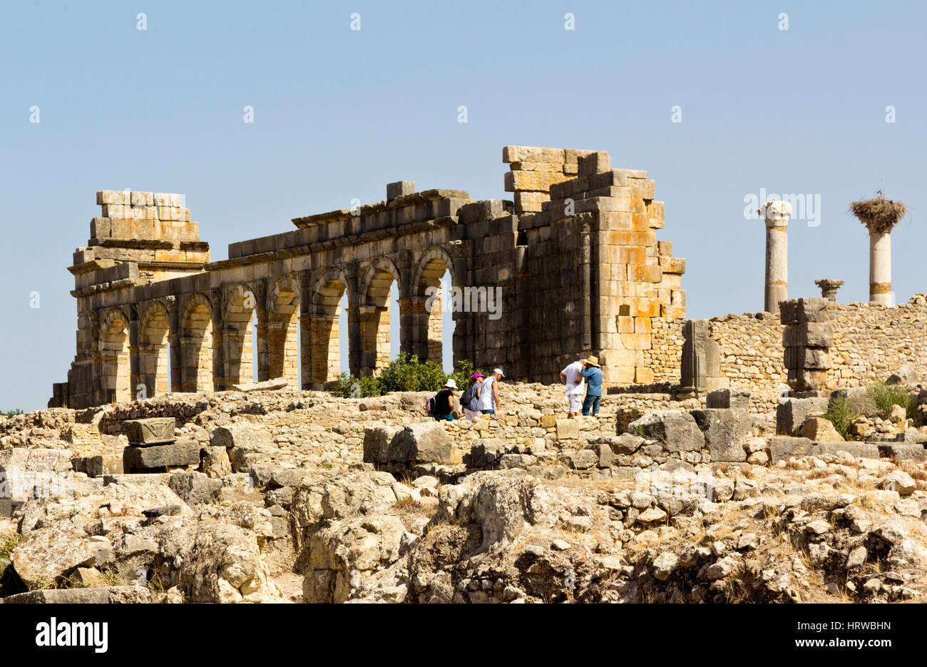 Volubilis meknes hi-res stock photography and images - Alamy