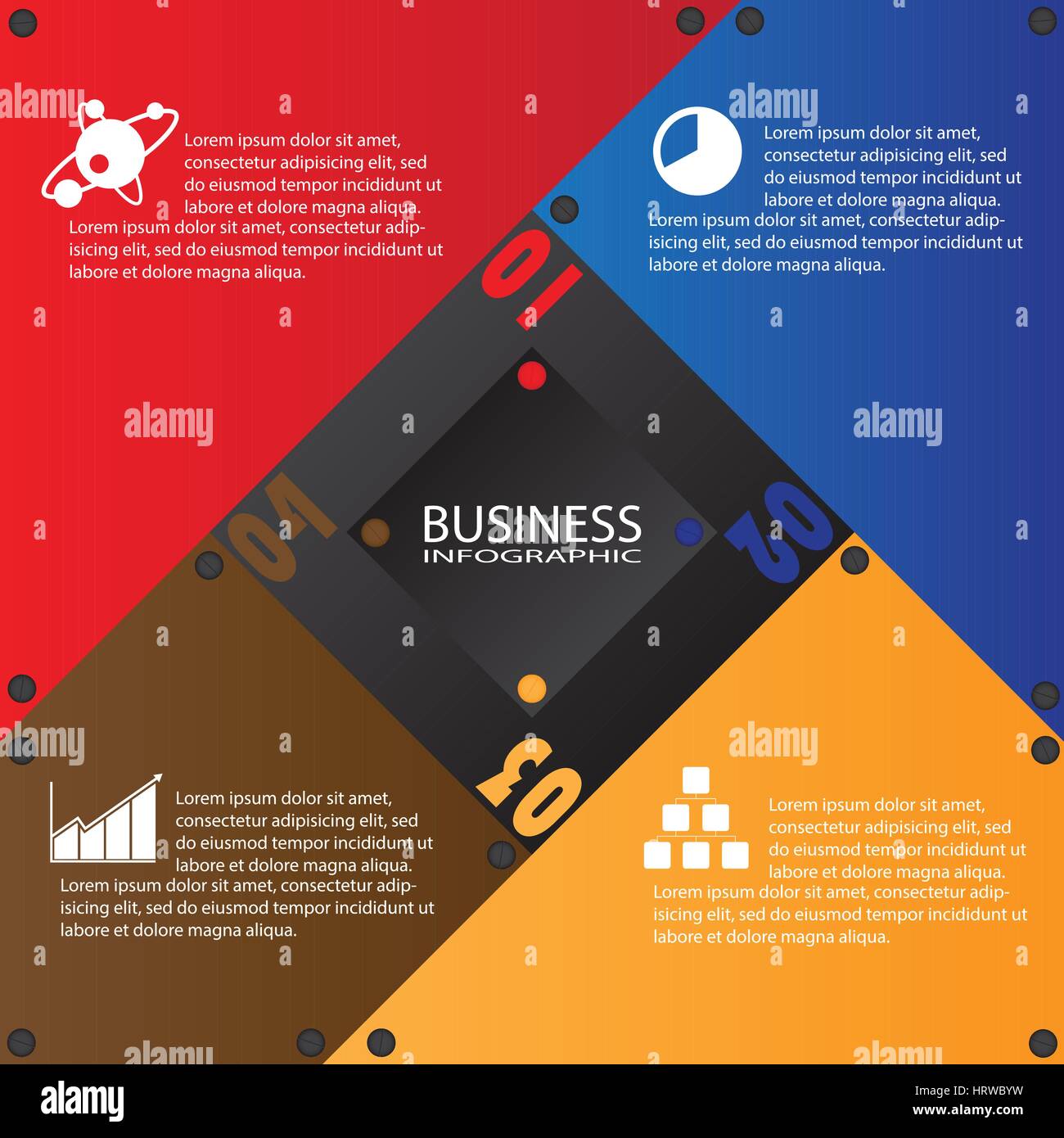 Abstract 3D digital illustration Infographic. Vector illustration can ...