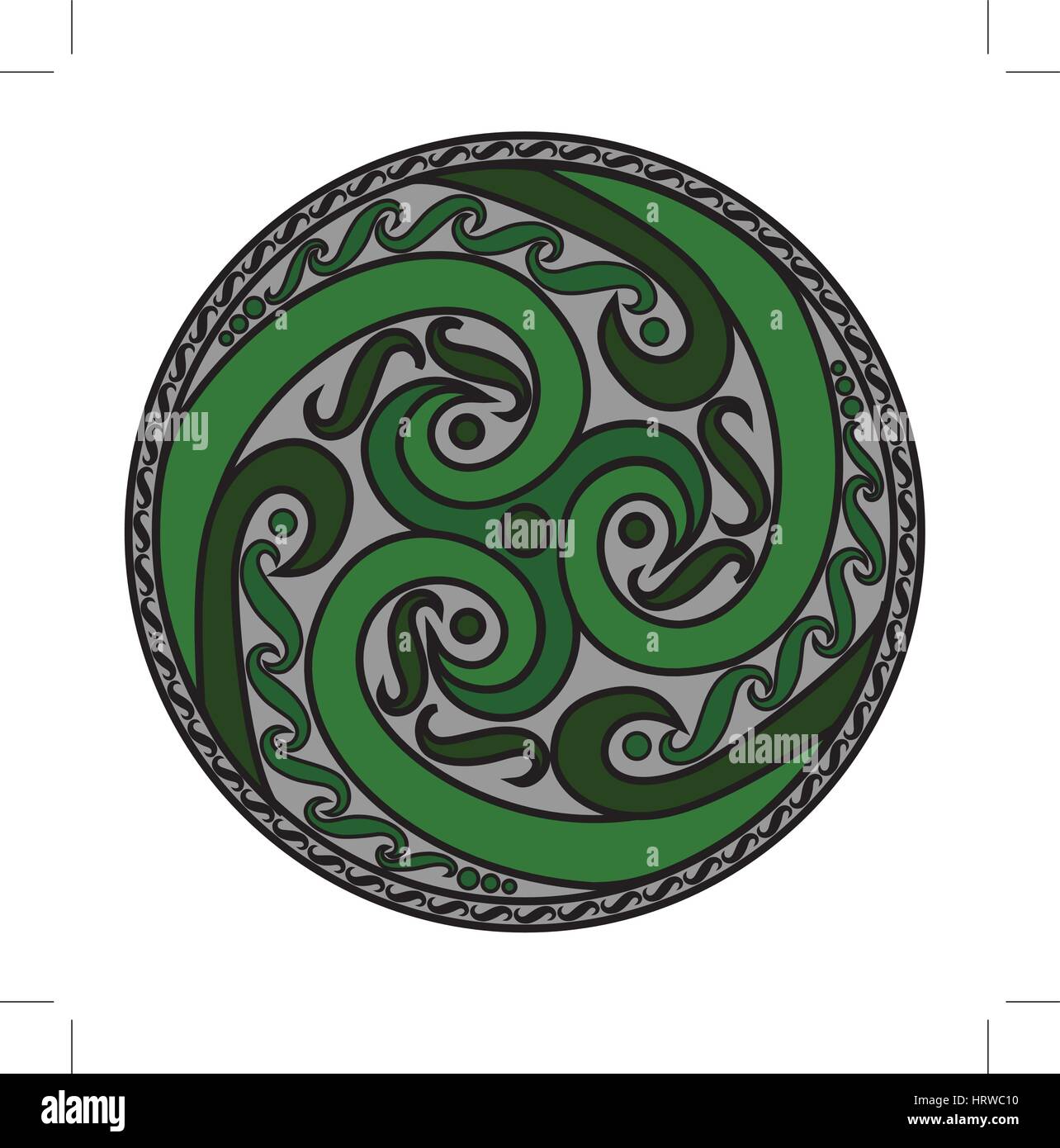 Celtic illustration Stock Vector Images - Alamy
