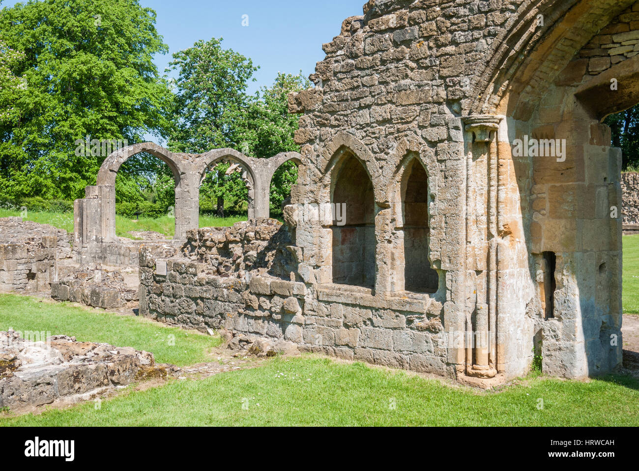 Hailes abbey ruins near winchcombe hi-res stock photography and images ...