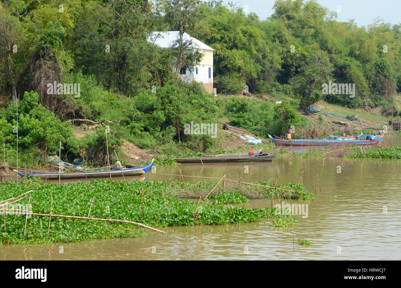 Cambodia mekong river border hi-res stock photography and images - Alamy
