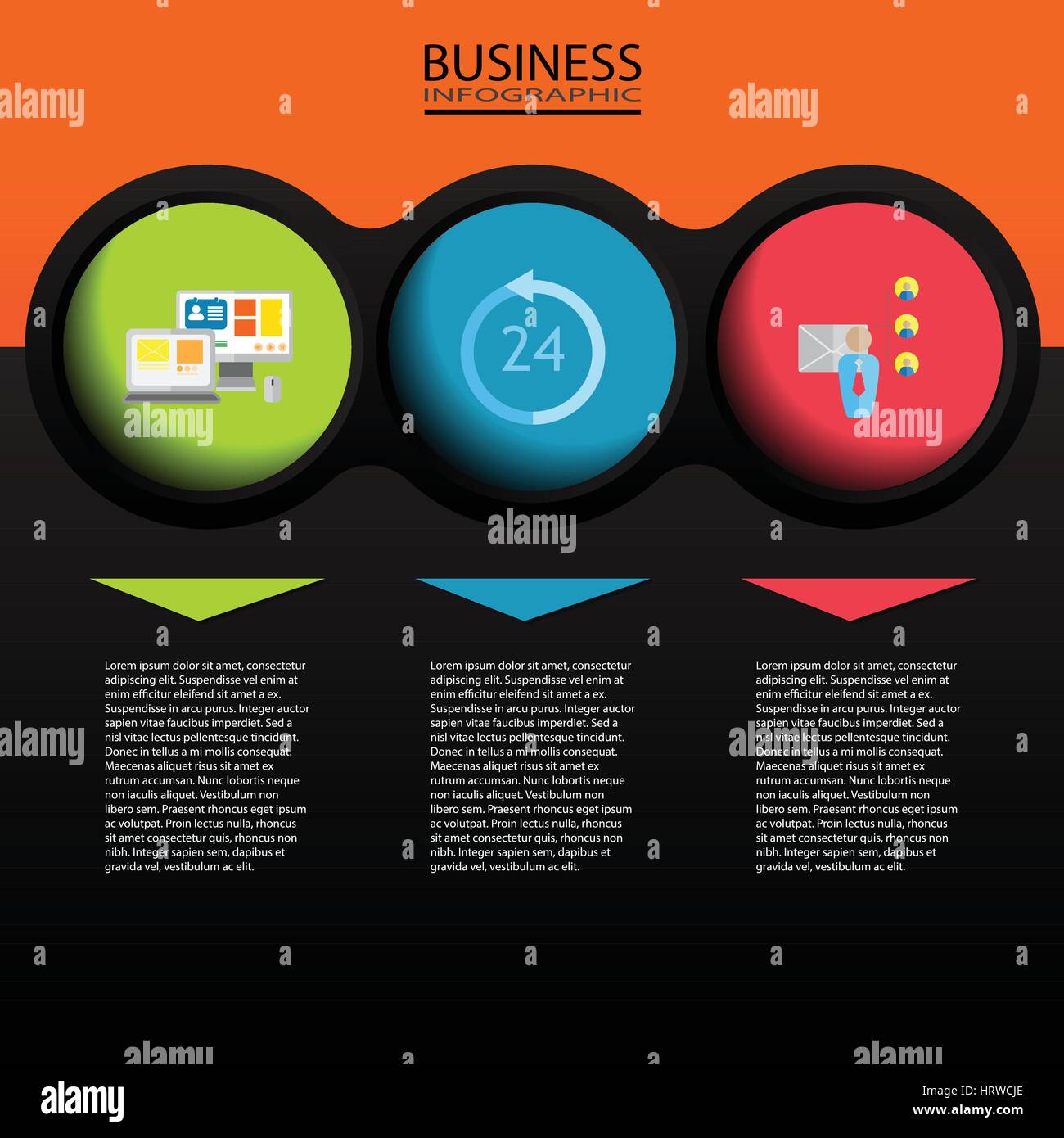 Abstract 3D digital illustration Infographic. Vector illustration can ...