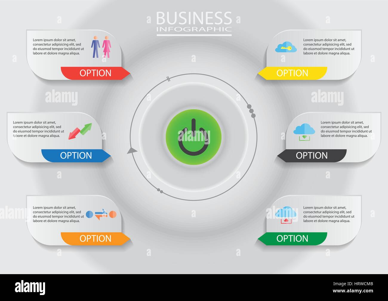 Abstract 3D digital illustration Infographic. Vector illustration can ...