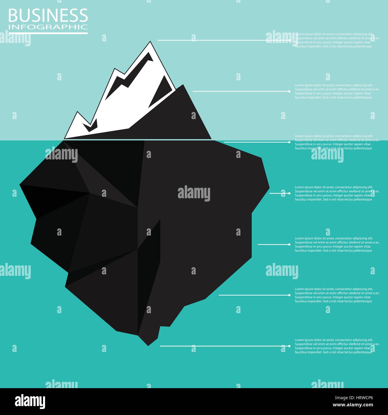 Abstract 3D digital illustration Infographic. Vector illustration can ...
